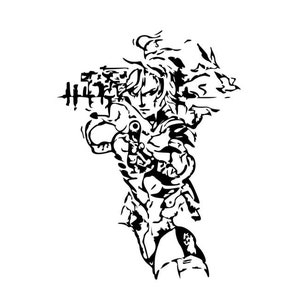 MGS -10yoji Shinkawa Inspired SVG Bundle. Printable, Use With Cricut ...