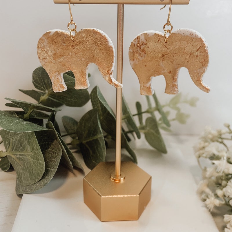 Large Elephant Earrings - Etsy