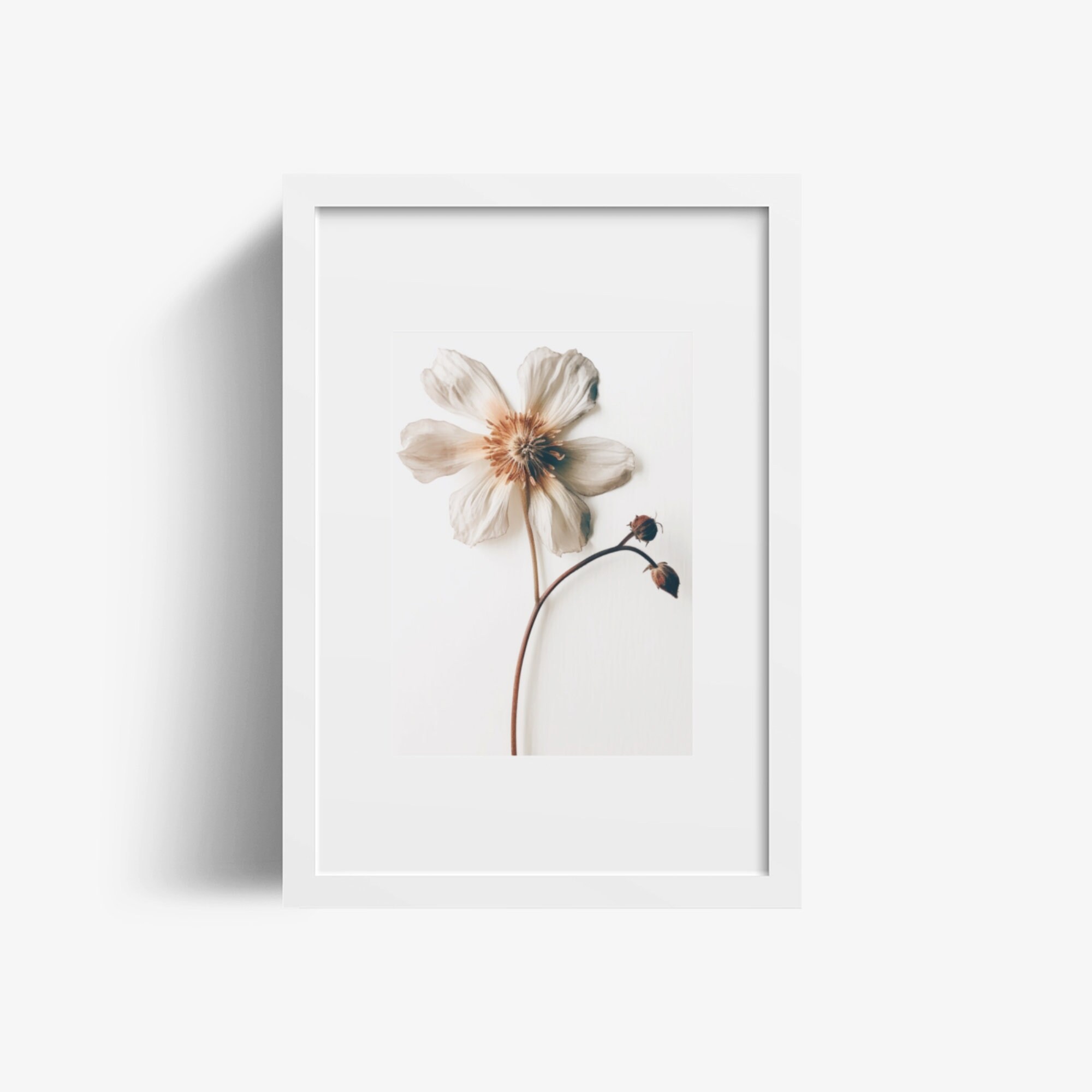 Boho Flower Wall Art, Floral Wall Art, Digital Download, Set of 2 - Etsy
