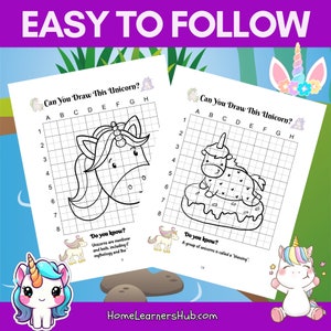 How to Draw Unicorns for Kids| DIY Printables| Classroom Activities ...