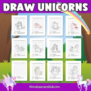 How to Draw Unicorns for Kids| DIY Printables| Classroom Activities ...