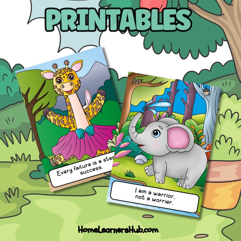 Positive Affirmation Cards for Kids SEL to Build Resilience and ...