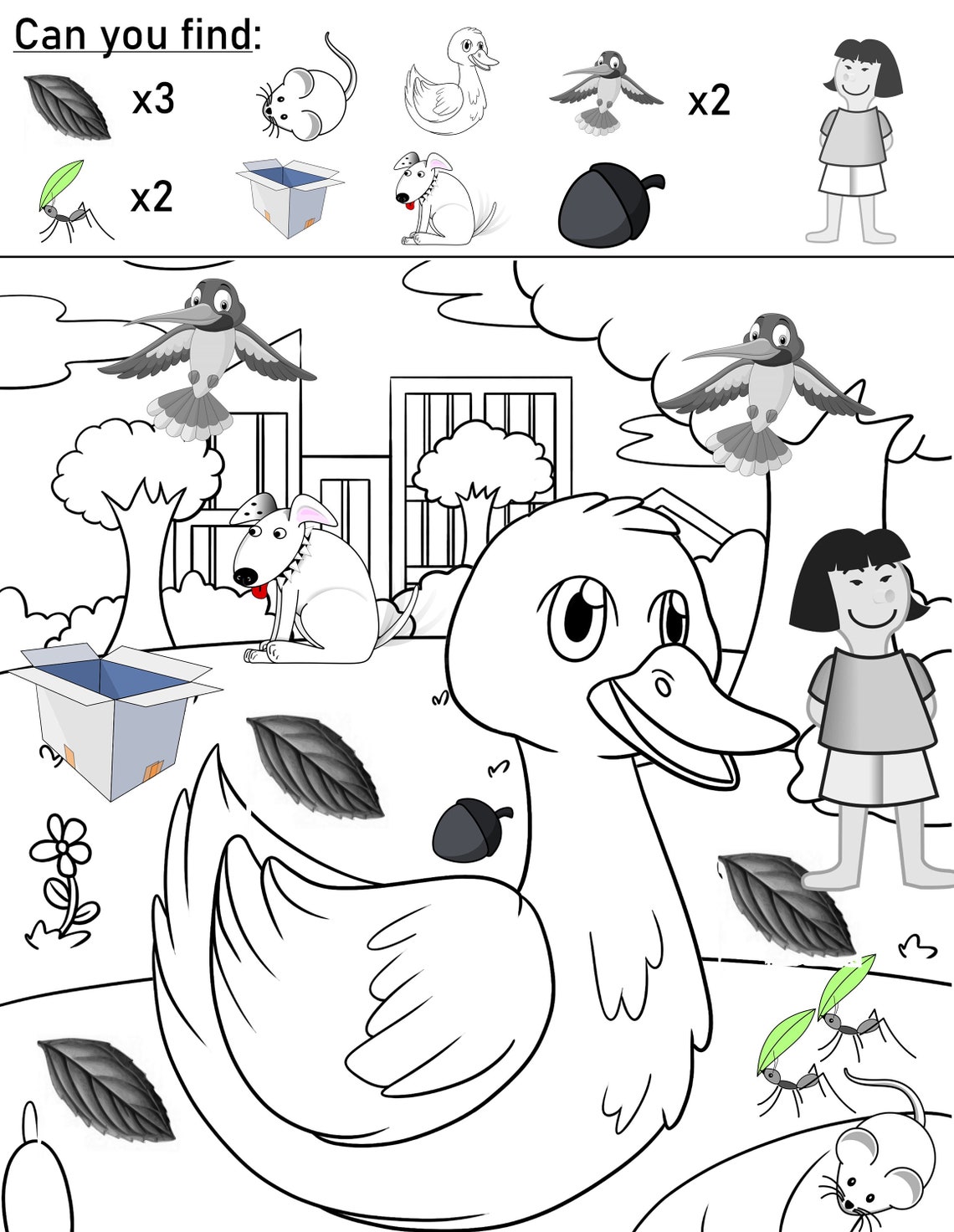 Seek and Find Printables for Kids 2-4 | Hidden Objects for Kids ...