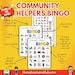 Community Helpers Bingo Cards 5x5 | Word + Picture Versions | Classroom ...
