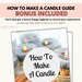 How to Make A Candle Printable Printable Candle Recipe - Etsy