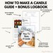 How to Make A Candle Printable Printable Candle Recipe - Etsy