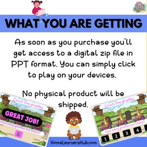 Powerpoint Games for Kids| Math Counting Game| Classroom Activities ...