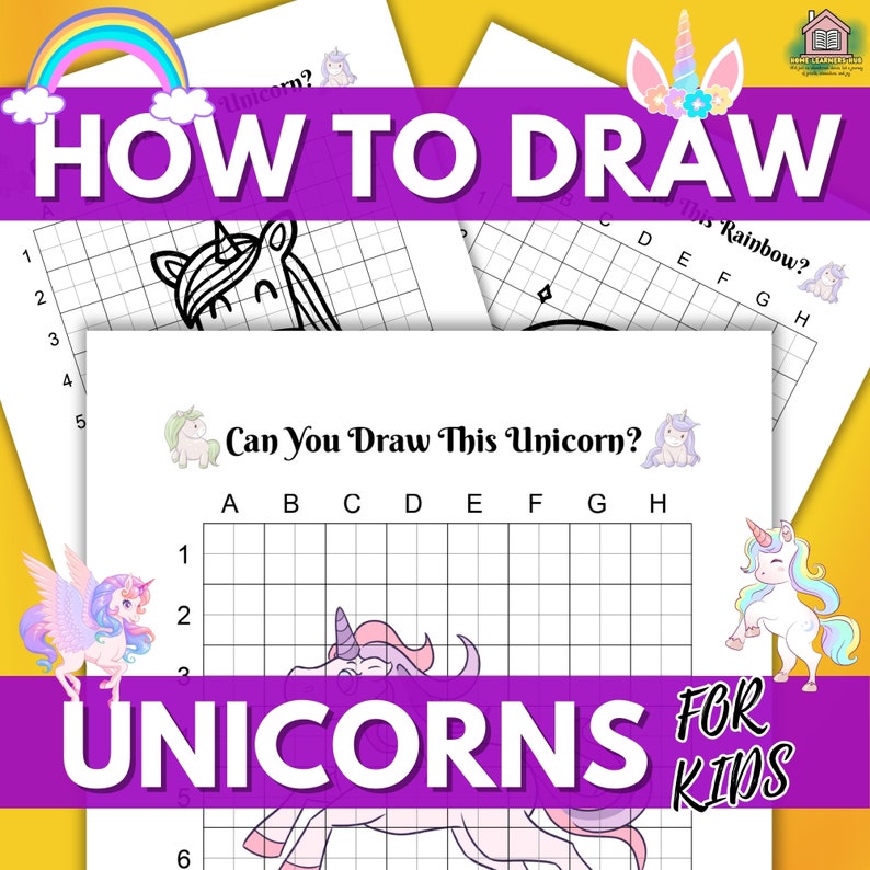 How to Draw Unicorns for Kids| DIY Printables| Classroom Activities ...