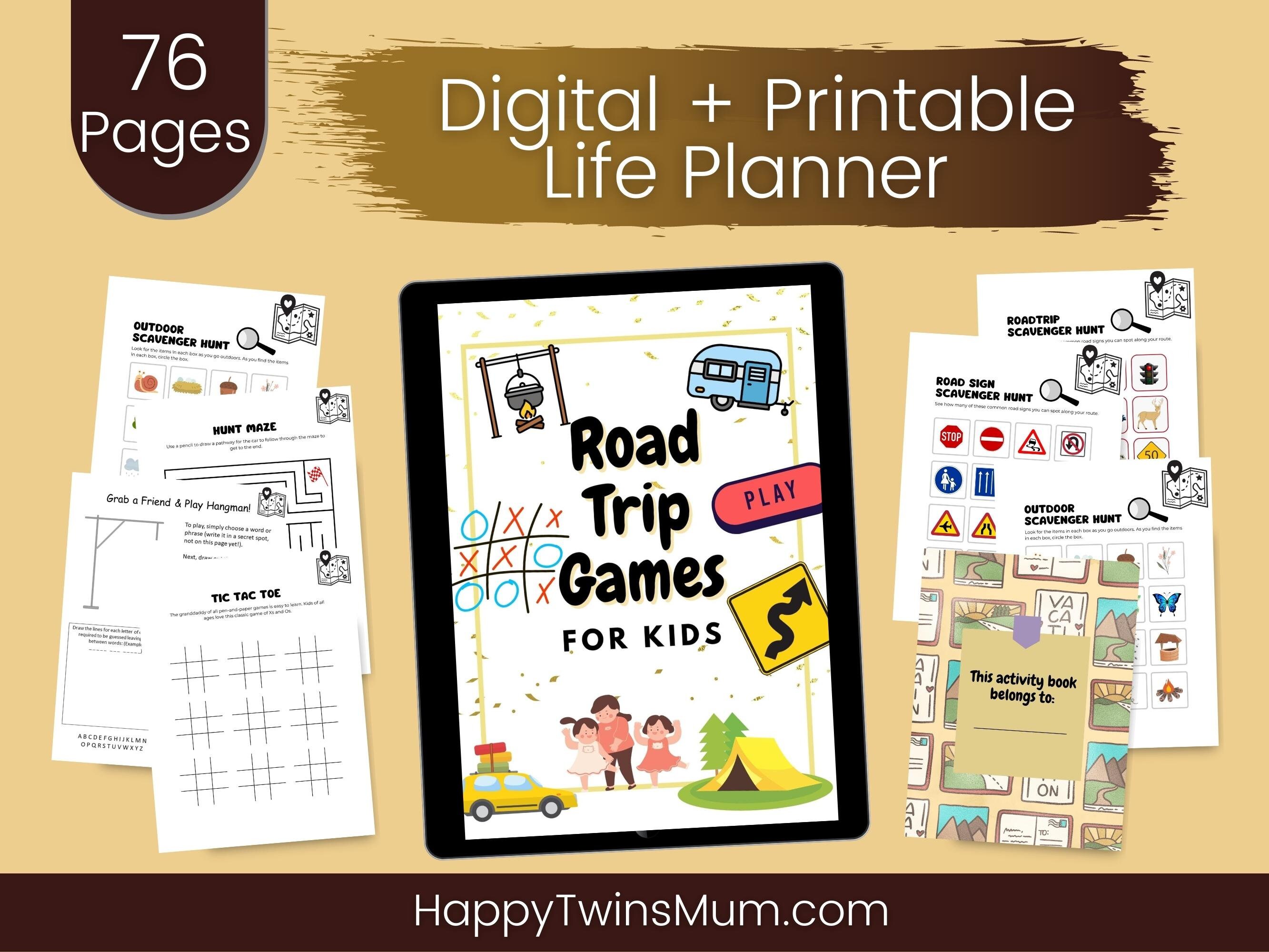 Road Trip Games for Kids | Road Trip Activities | Fun Activities ...