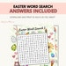 Easter Word Search Printable| Easter Activity for Kids and Adults ...
