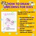 How to Draw Unicorns for Kids DIY Printables Classroom Activities ...