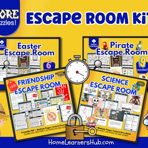 Birthday Girl Escape Room Printables Kit| Family Game Night| DIY ...