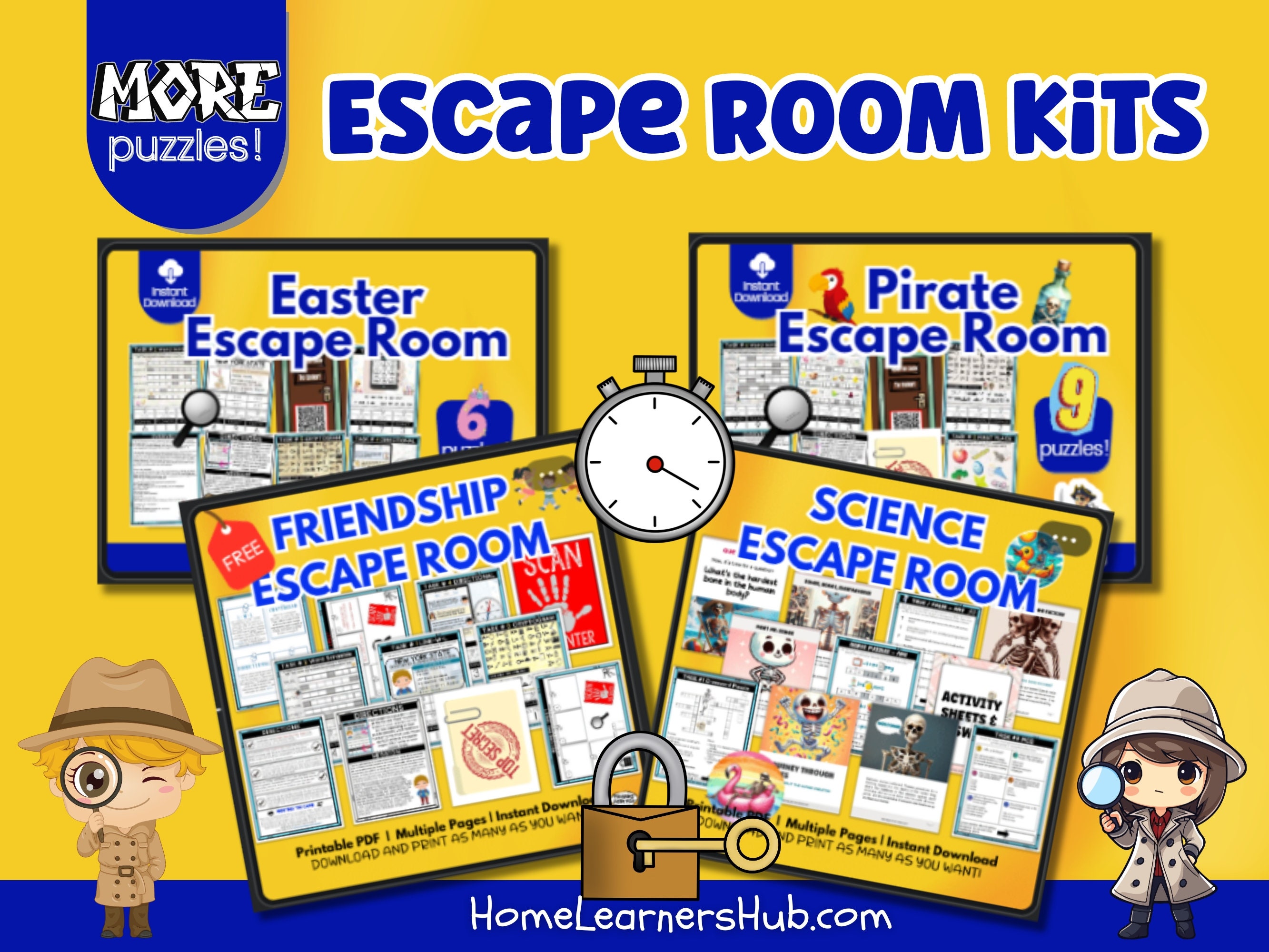 Birthday Girl Escape Room Printables Kit| Family Game Night| DIY ...
