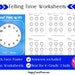 Telling Time Worksheets| Learning Activity Book for Kids| Homeschool ...