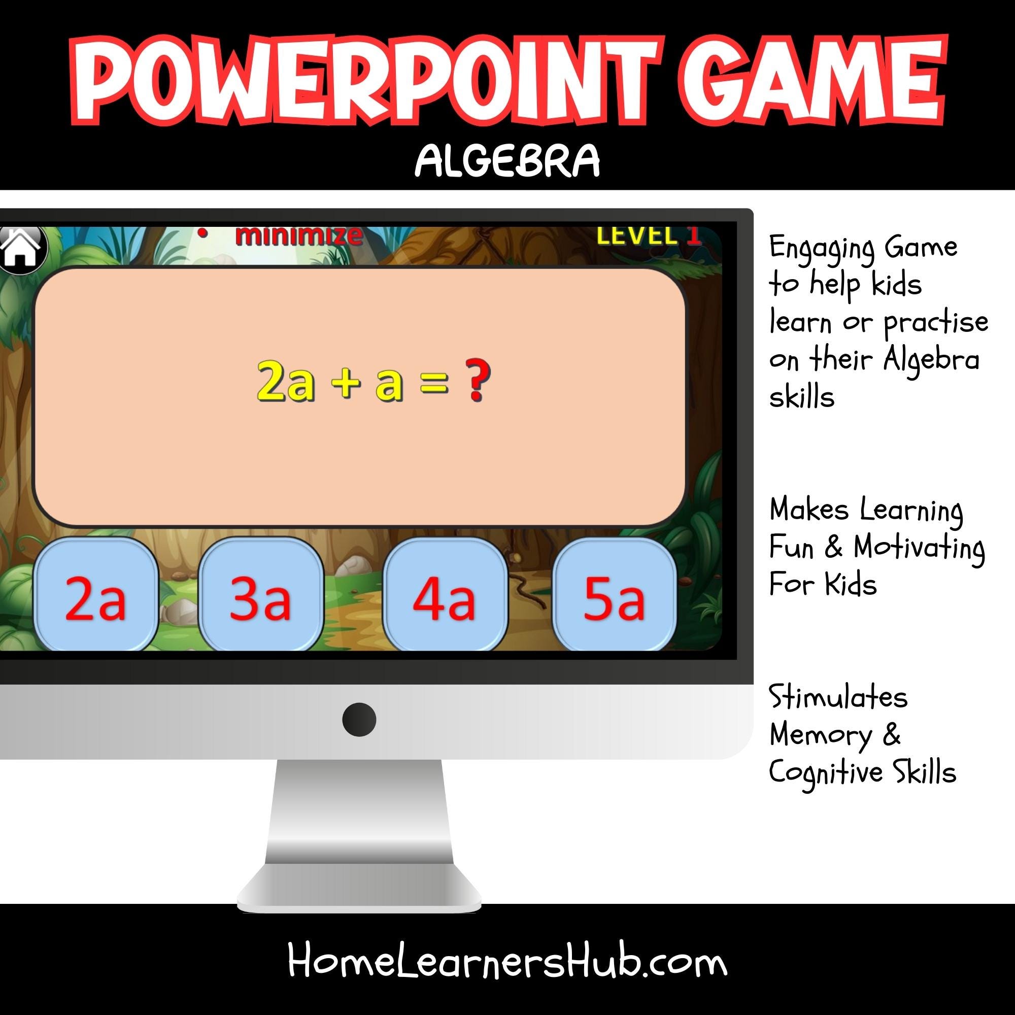 Powerpoint Games for Kids| Algebra Game| Classroom Activities ...