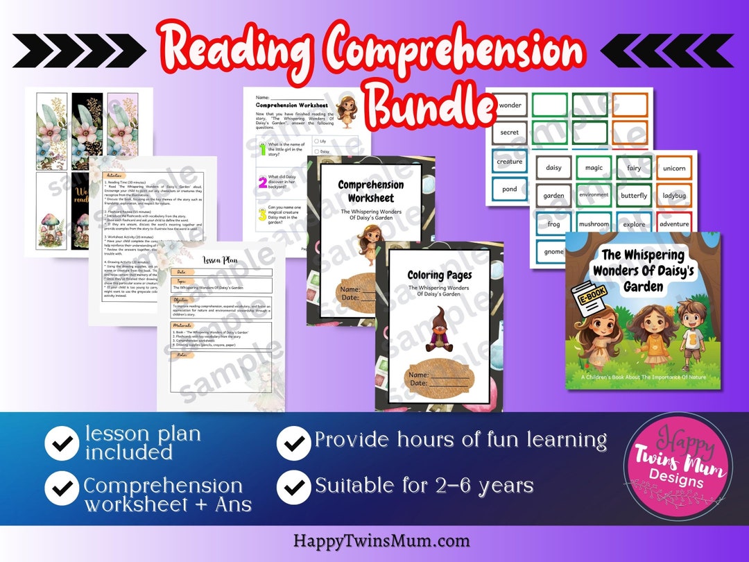 Reading Comprehension Bundle| 1st Grade Reading and Comprehension ...