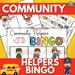 Community Helpers Bingo Cards 3x3 | Preschool & Kindergarten Activity ...