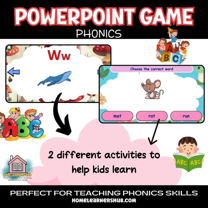 Powerpoint Games for Kids| Phonics Game| Classroom Activities ...