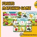 Powerpoint Games| Fruits Matching Game for Kids| Classroom Activities ...