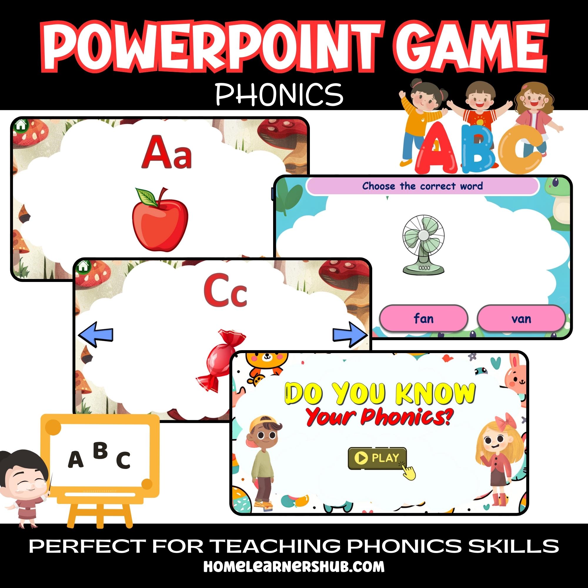 Powerpoint Games for Kids| Phonics Game| Classroom Activities ...