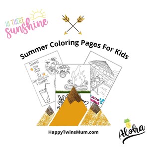 Summer Coloring Pages for Kids | Printables | 46 Summer Holiday ...
