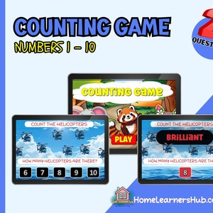 Powerpoint Games for Kids| Math Counting Game| Classroom Activities ...
