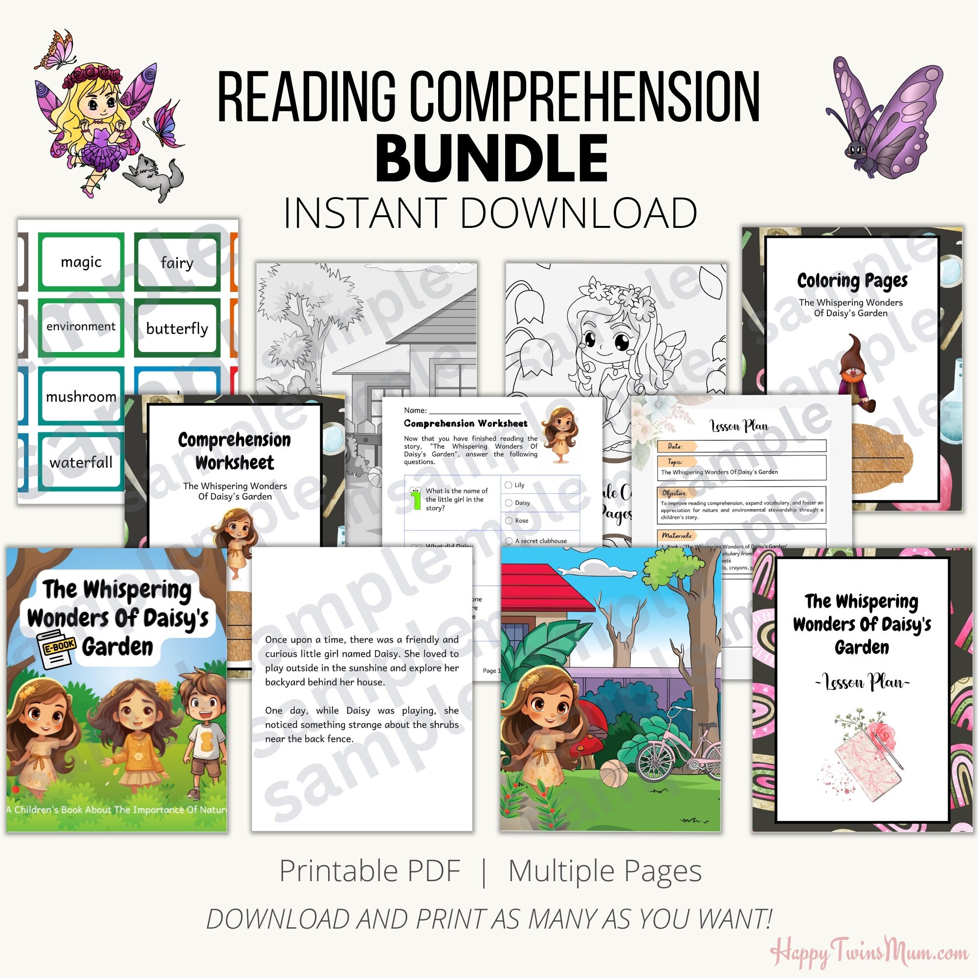 Reading Comprehension Bundle| 1st Grade Reading and Comprehension ...