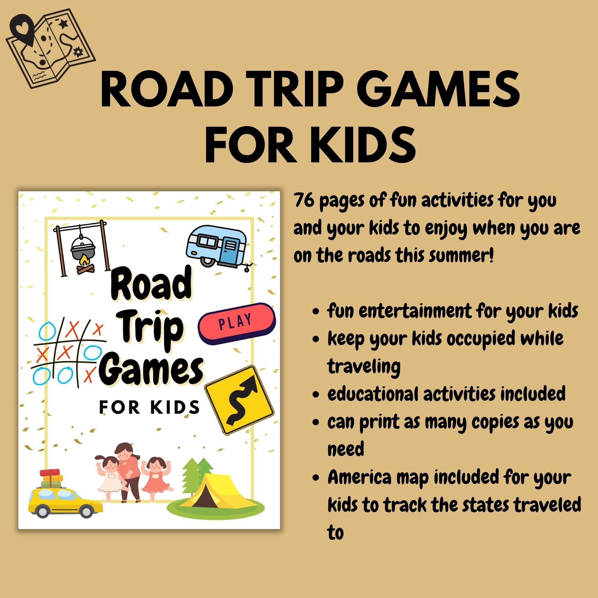 Road Trip Games for Kids | Road Trip Activities | Fun Activities ...