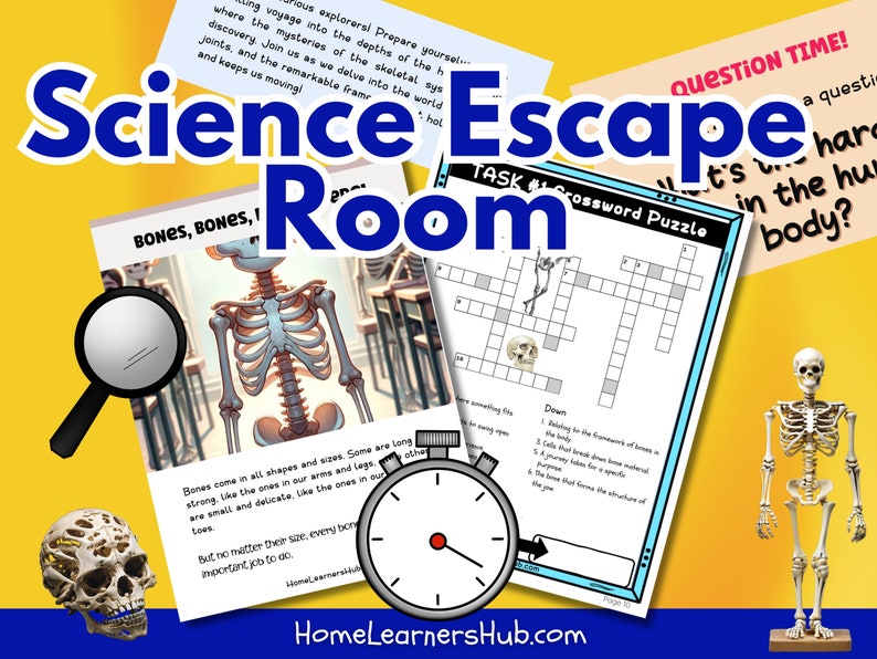 Science Escape Room Printables Kit Reading Comprehension Science ...