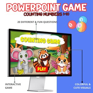 Powerpoint Games for Kids| Math Counting Game| Classroom Activities ...