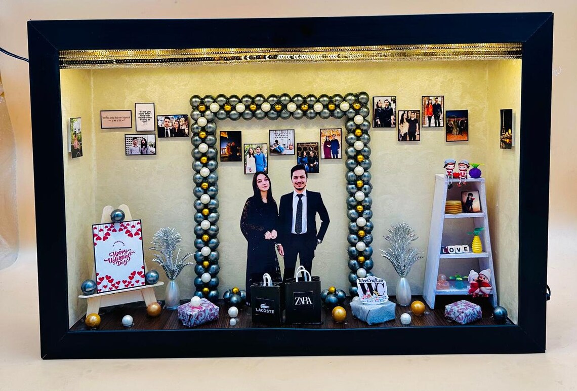 Custom Miniature Wooden Keepsake Box - 10x12x2.5 Frame. Perfect for ...