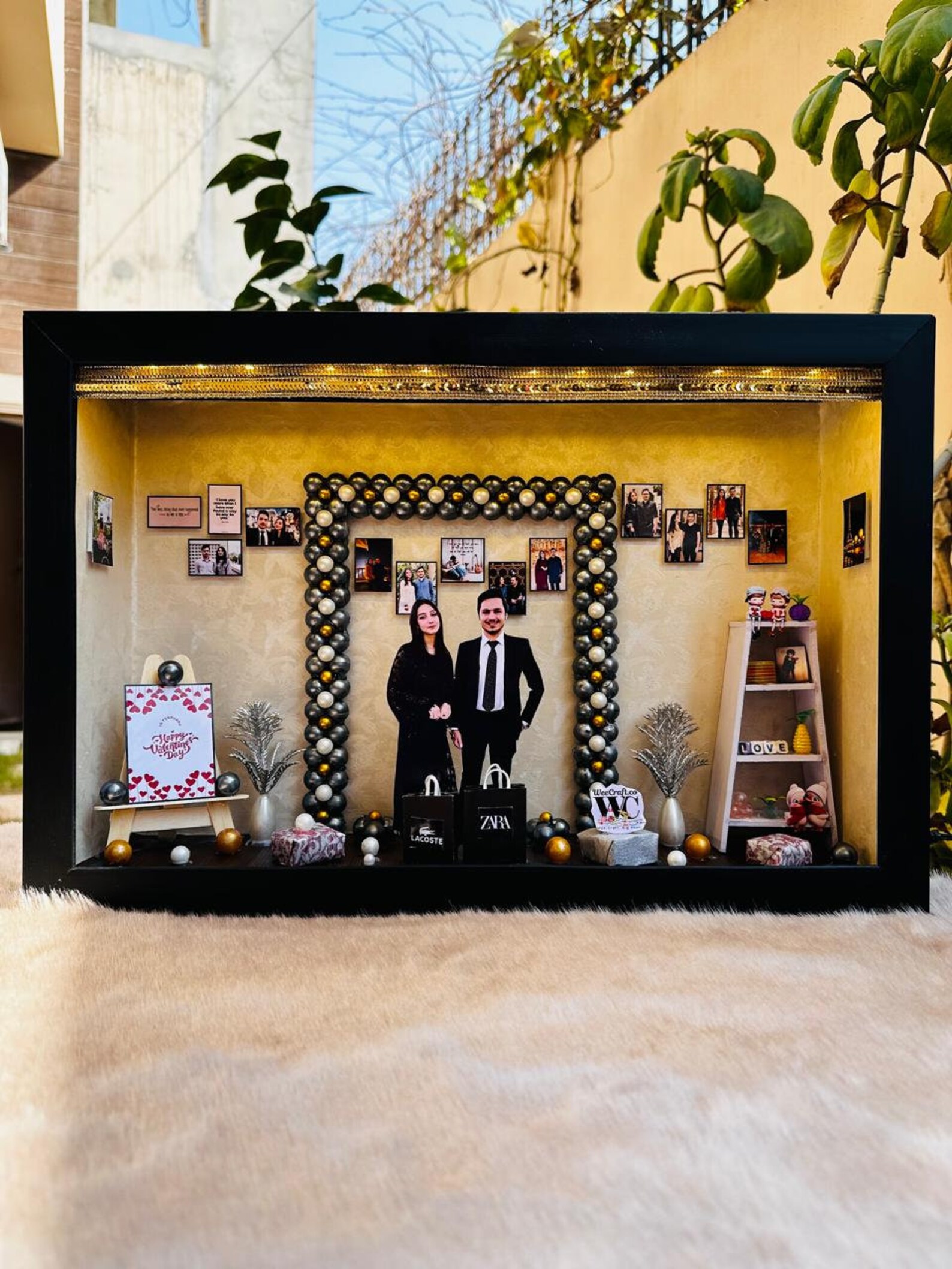 Custom Miniature Wooden Keepsake Box - 10x12x2.5 Frame. Perfect for ...