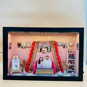 Custom Miniature Wooden Keepsake Box - 10x12x2.5 Frame. Perfect for ...