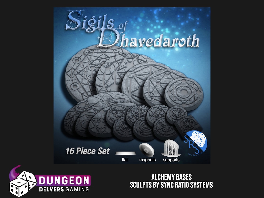 Alchemy Wizard Scenic Scenery Bases Resin 3d Print Fantasy Sci-fi ...