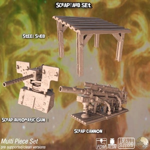 Scrapyard Scrap Heap Scenery Scatter Terrain 3d Print Team 40 AOS ...
