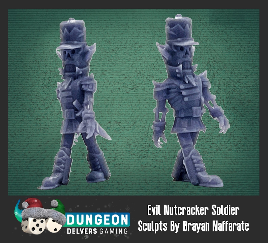 Animated Nutcracker Monster Christmas Holiday One Shot DND Dungeons ...