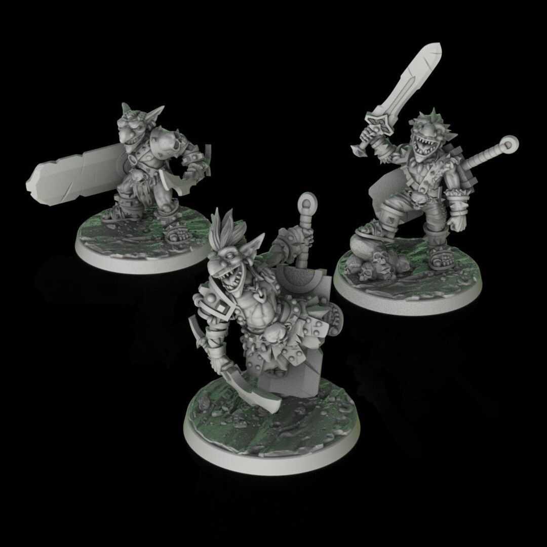 Goblin Barbarian Unit Fantasy DND Green Race Orc Blood Path Bowl Finder ...