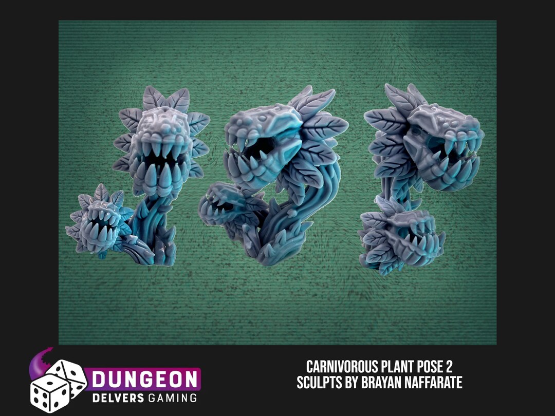Carnivorous Plants Jungle Swamp DND Fantasy Sci-fi Terrain Monster ...