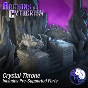 Crystal Scenery Scatter Terrain 3d Print Dungeons and Dragons 40 RPG ...