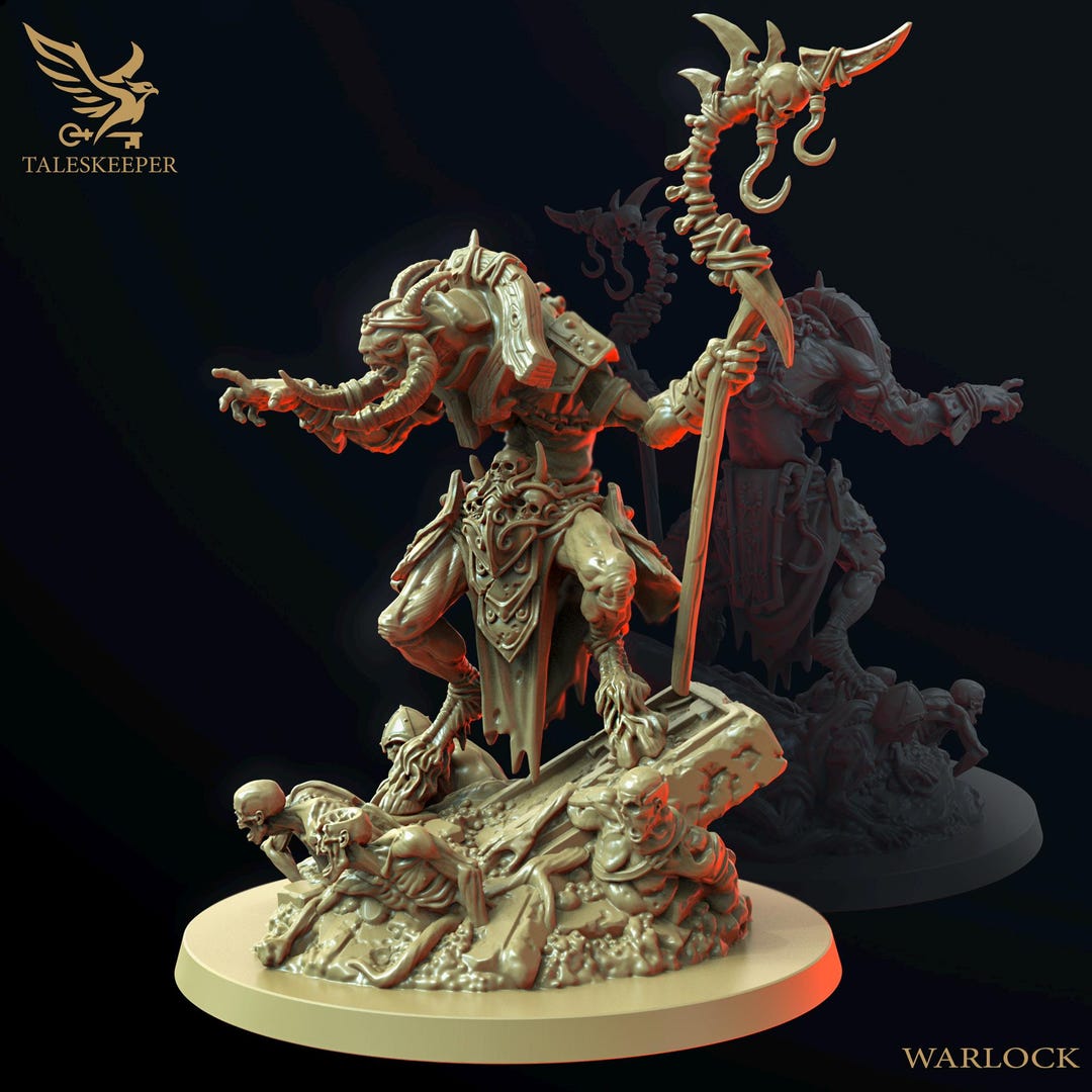 Beast Warlock Monster Trench 40 Crusade Kill K AOS Fantasy Grimdark ...