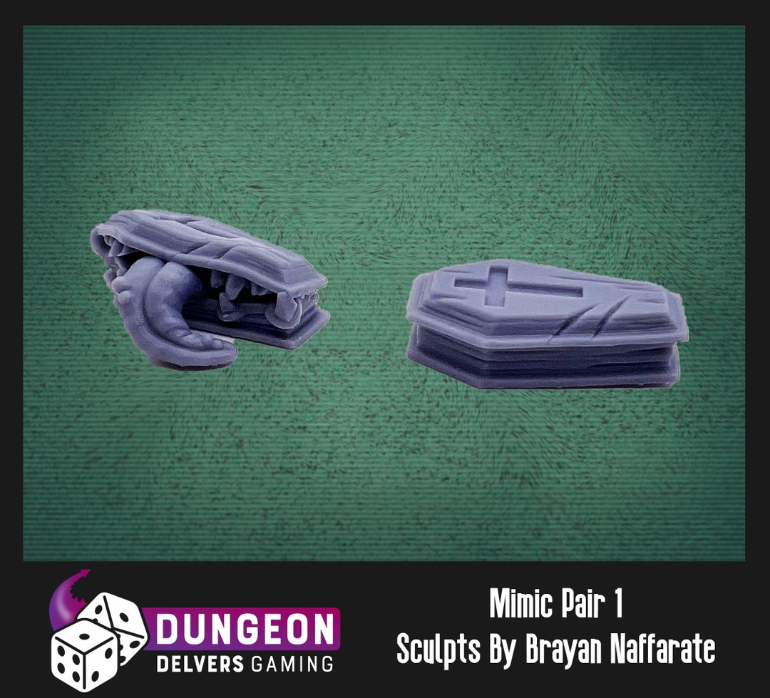 Mimic Monsters Gravestone Crypt Undead Model Miniature DND - Etsy