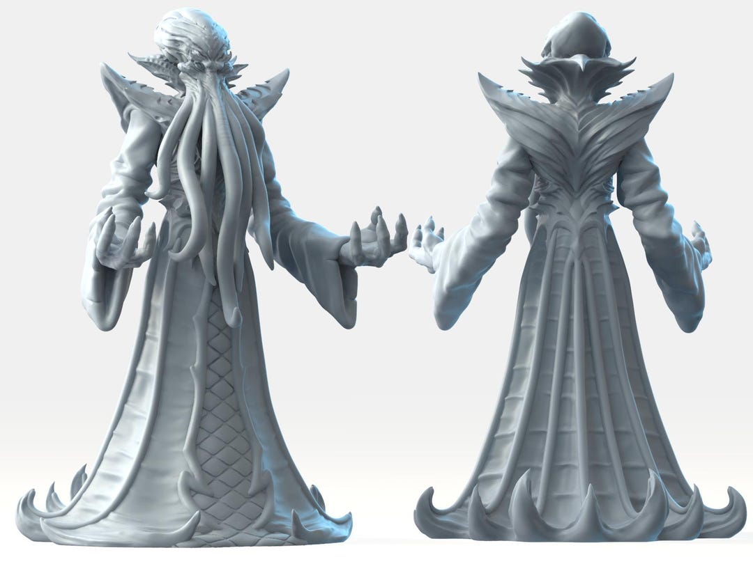Mind Flayer Beastiary V2 DND Monster Miniature Model RPG Table Top ...