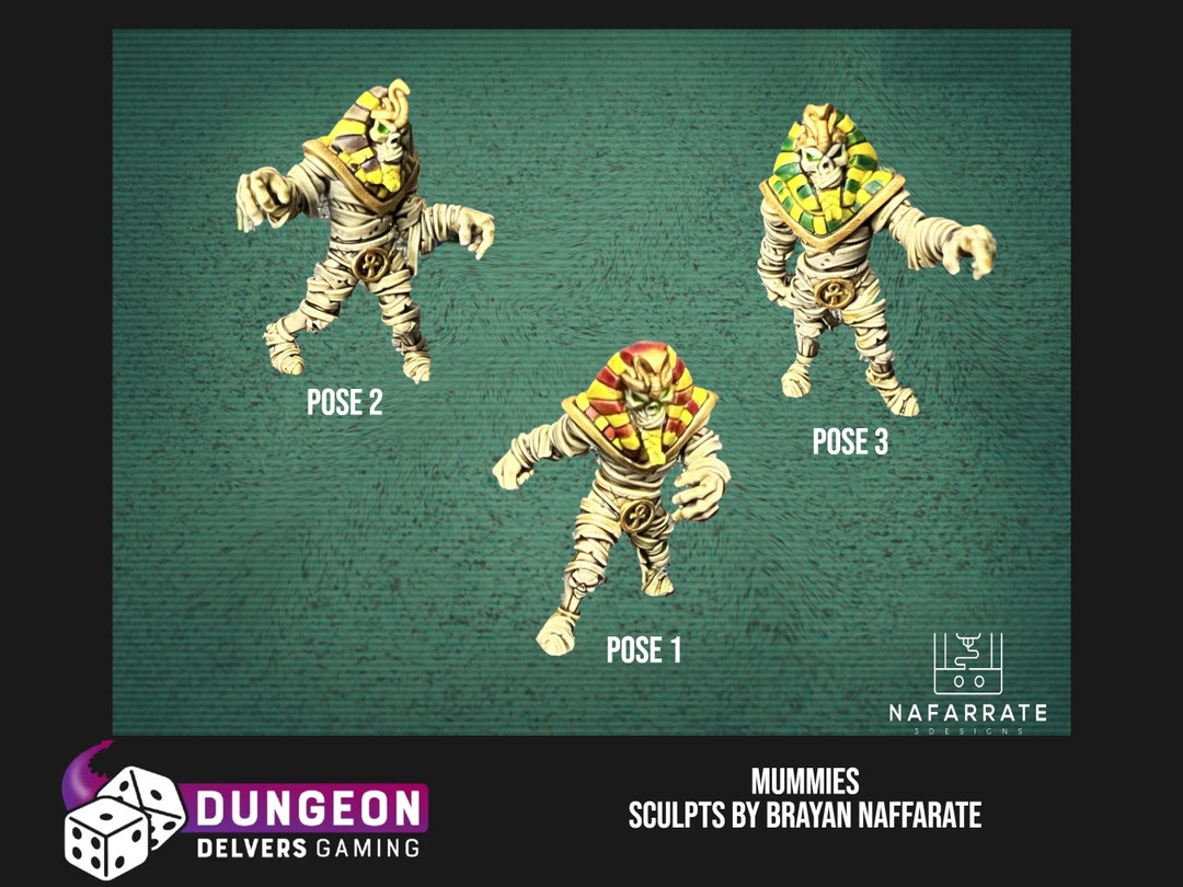 Mummies Lord Pharaohs DND Monster Dungeons Dragons Mummy Beast Creature ...