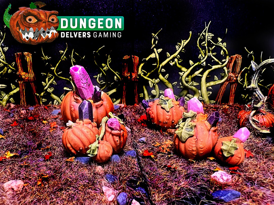 Animated Pumpkin Scatter Forest Patch Crystal RPG Fantasy Sci-fi ...