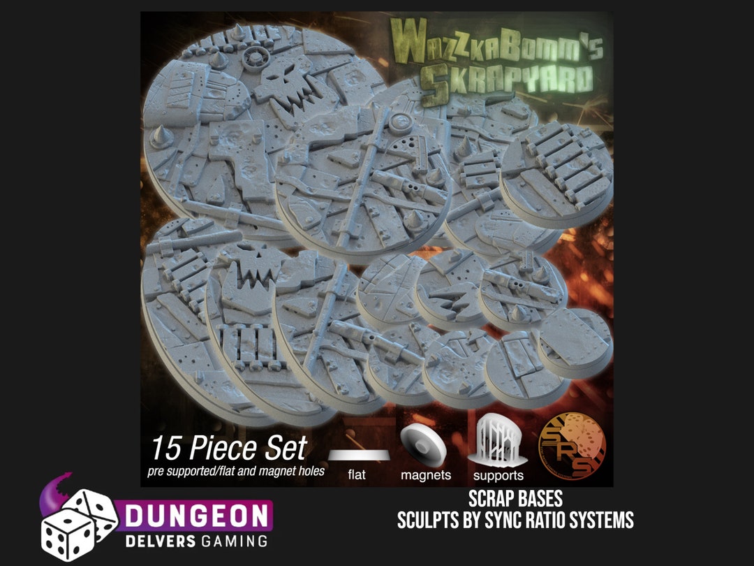 Scrap Alien Scenic Scenery Bases Resin 3d Print Fantasy Sci-fi Xenos ...