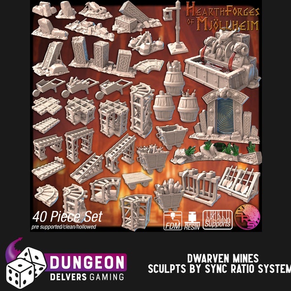 Table Top Dwarven Terrain - Etsy