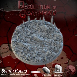 Hell Scenic Scenery Bases Resin 3d Print Fantasy Sci-fi Grave Blood ...