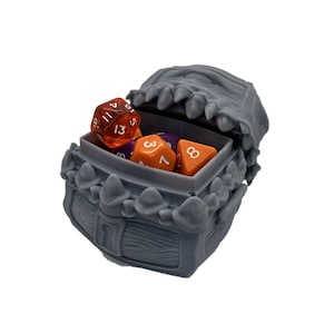 Chubby Mimic Dice Box Carrier Tokens Gaming DND Holder Fantasy ...