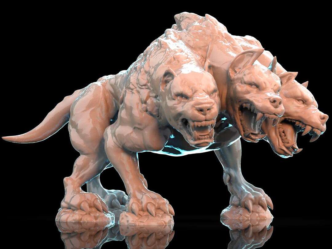 Cerebus Beastiary V1 DND Monster Miniature Model RPG Table Top Campaign ...