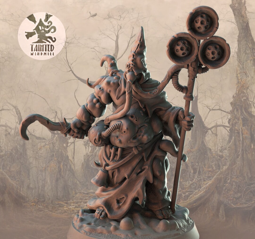 Grimdark Preacher Diseased Pox Swamp Death Sorcerer Cult Spellcaster ...